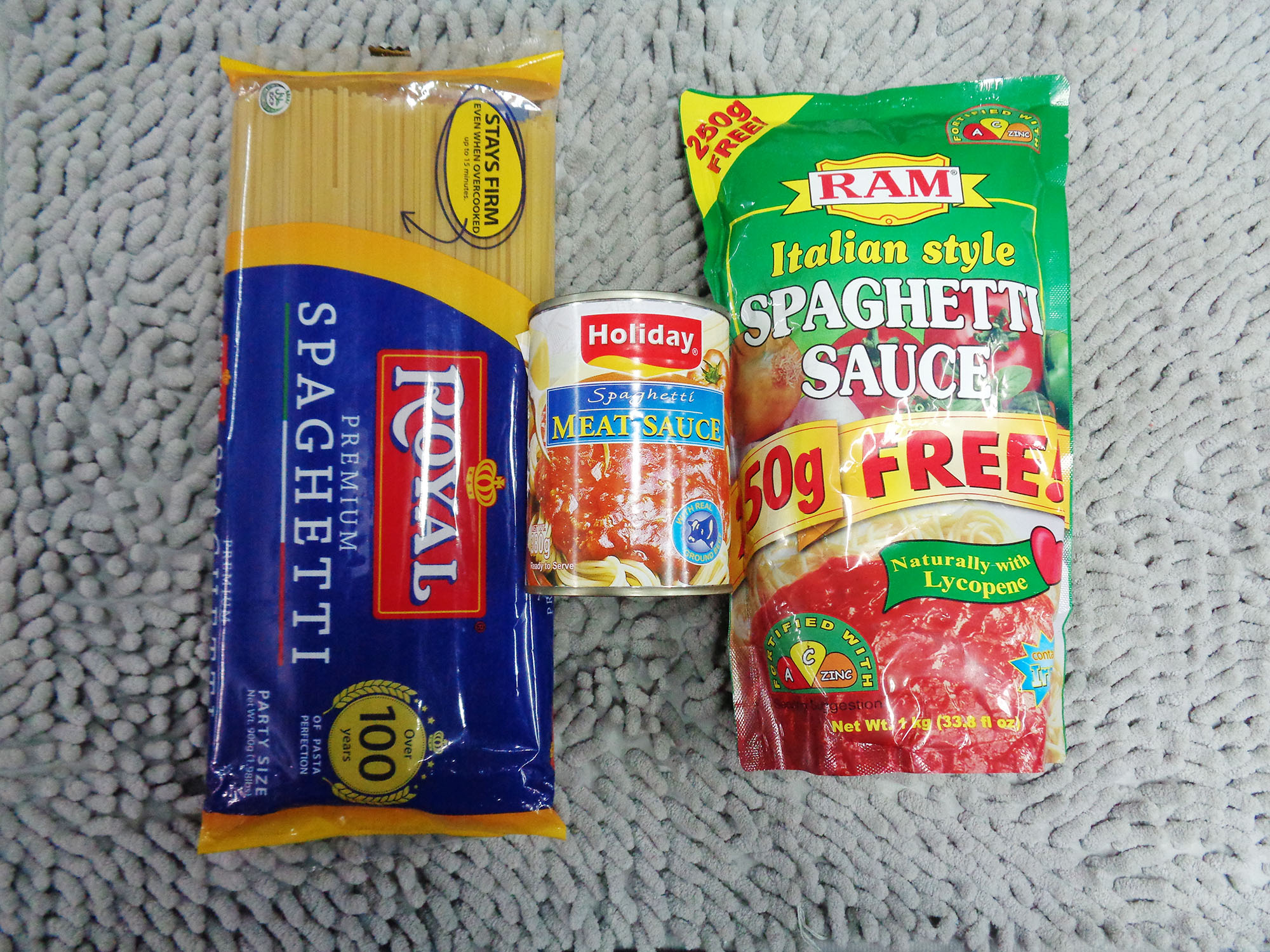 Spaghetti Bundle Royal Pasta, Ram Italian, Holiday Meat Sauce 068886 ...