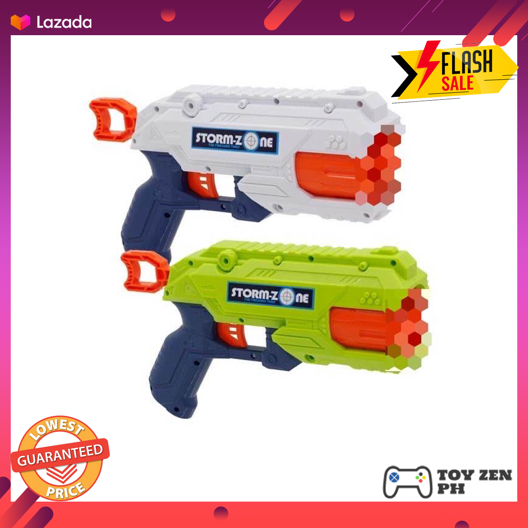 [TOY ZENPH] Nerf Gun Storm Zone with 6 Pcs Soft Bullets | Toys for Kids ...