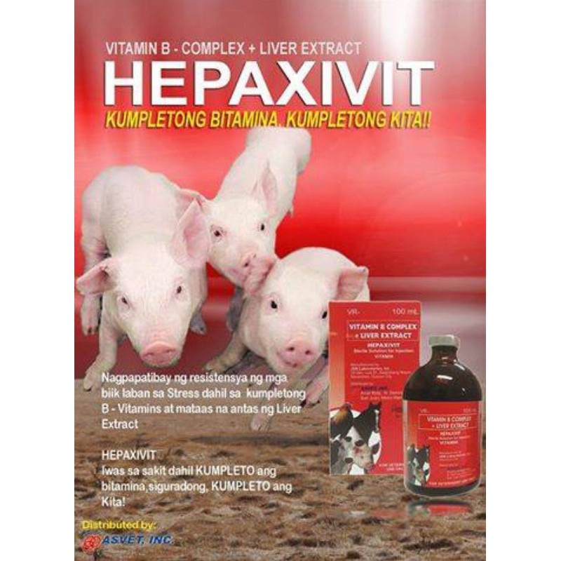 HEPAXIVIT VITAMIN B - COMPLEX 100ML ( Best for your Animals) | Lazada PH