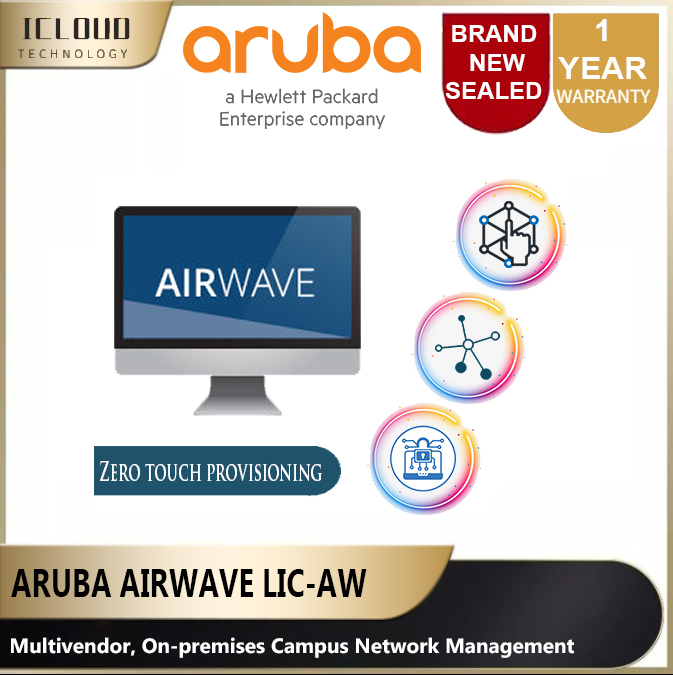 ARUBA LIC-AW License AIRWAVE Multivendor, on-premises campus network ...