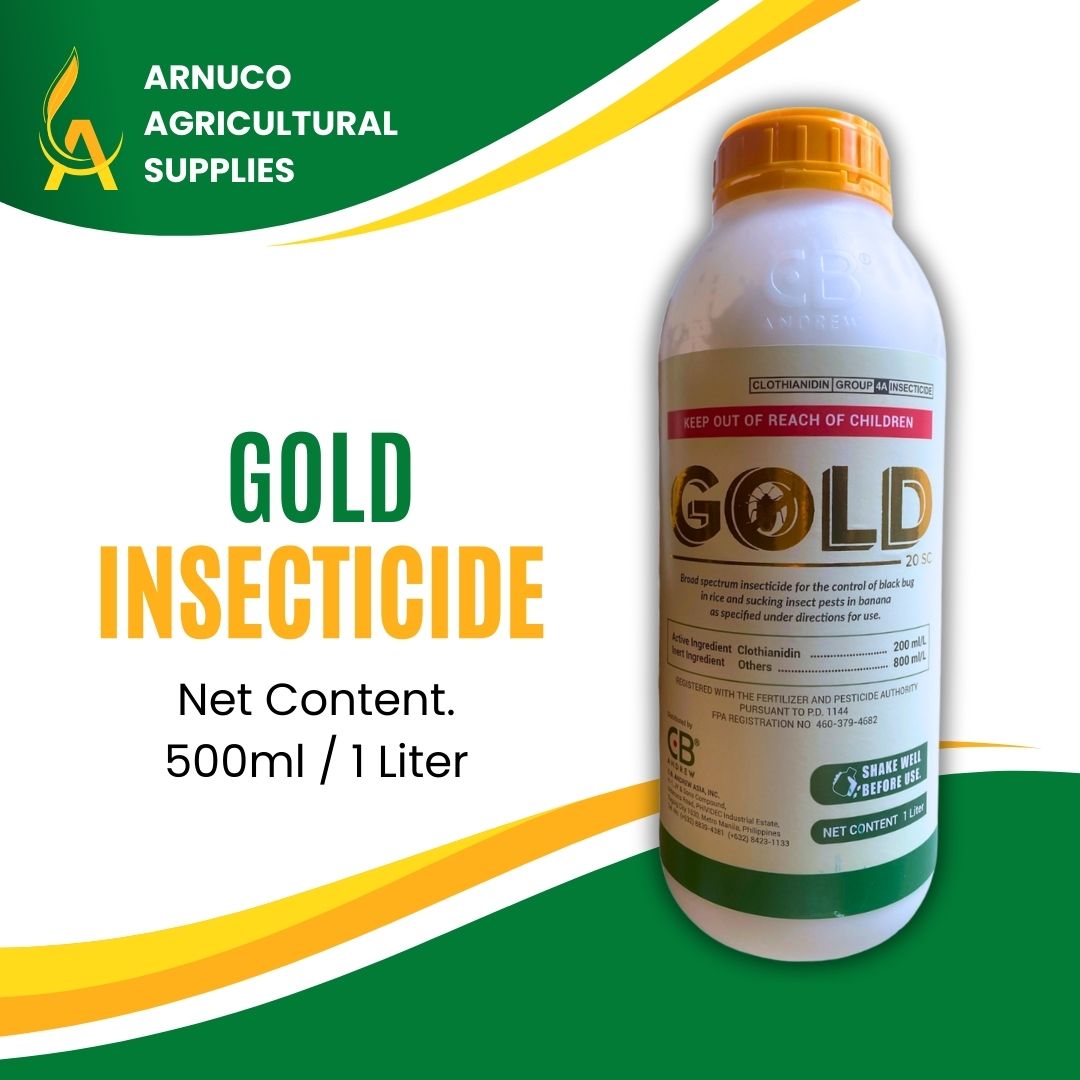 GOLD 20SC Insecticide (Clothianidin) 500 ml / 1 Liter | Lazada PH