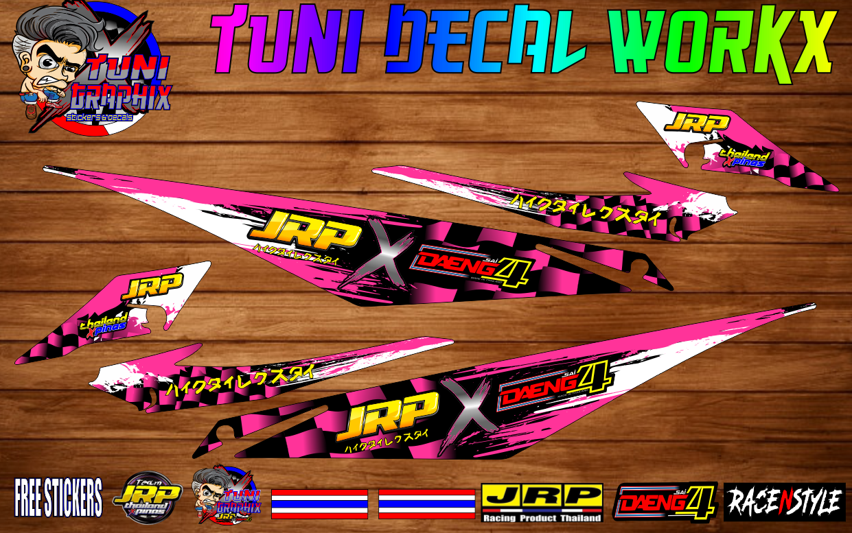 RAIDER 150 REBORN (JRP X DAENG DECALS v2) w/ freebies | Lazada PH