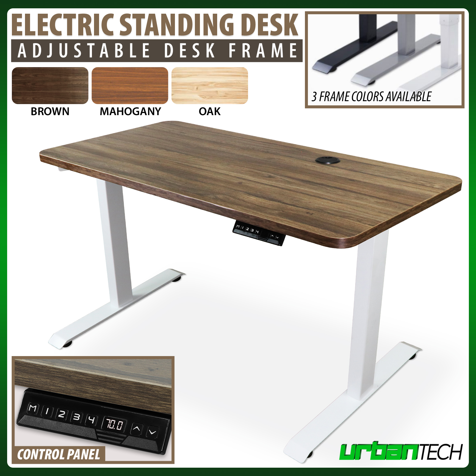 [160cm*80cm] Executive Standing Desk Table Ergonomic Style Electric ...