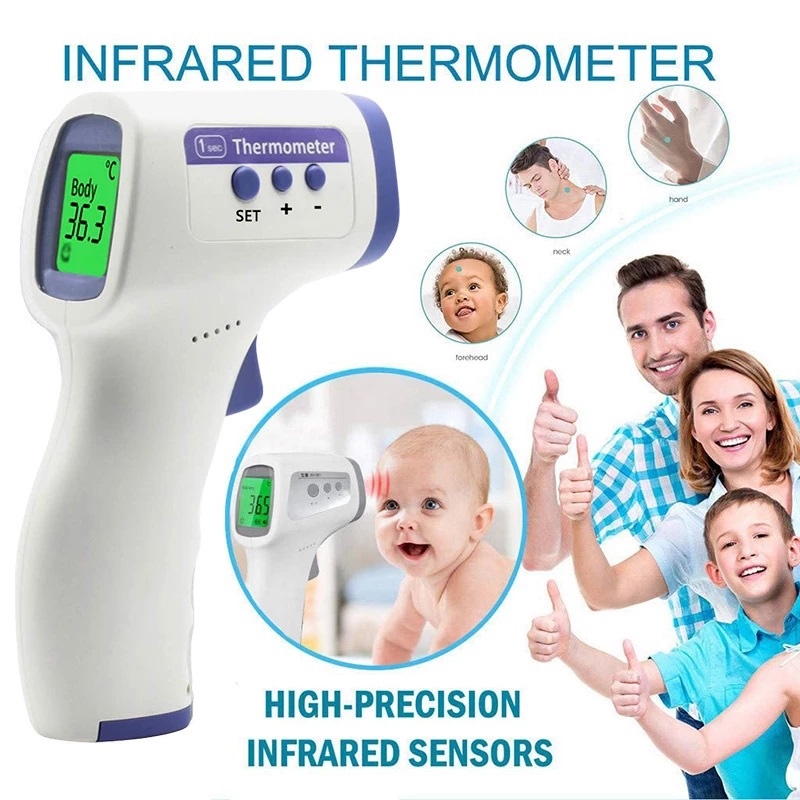 COD Brand New Infrared Forehead Thermometer Non- Contact - Thermal Gun ...