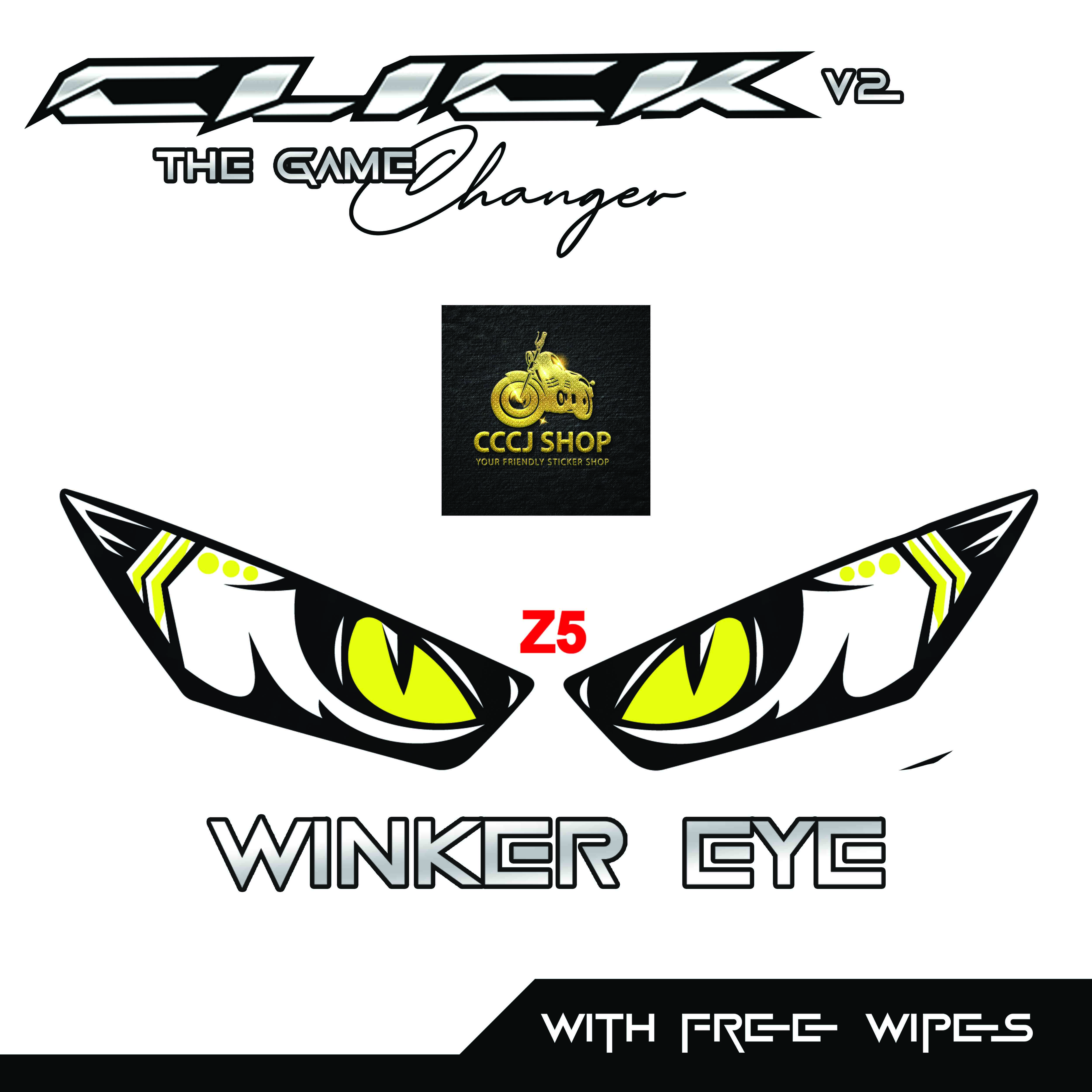 EAGLE WINKER EYE FOR HONDA CLICK 125i/150i V2/V3 /TRANSPARENT ...