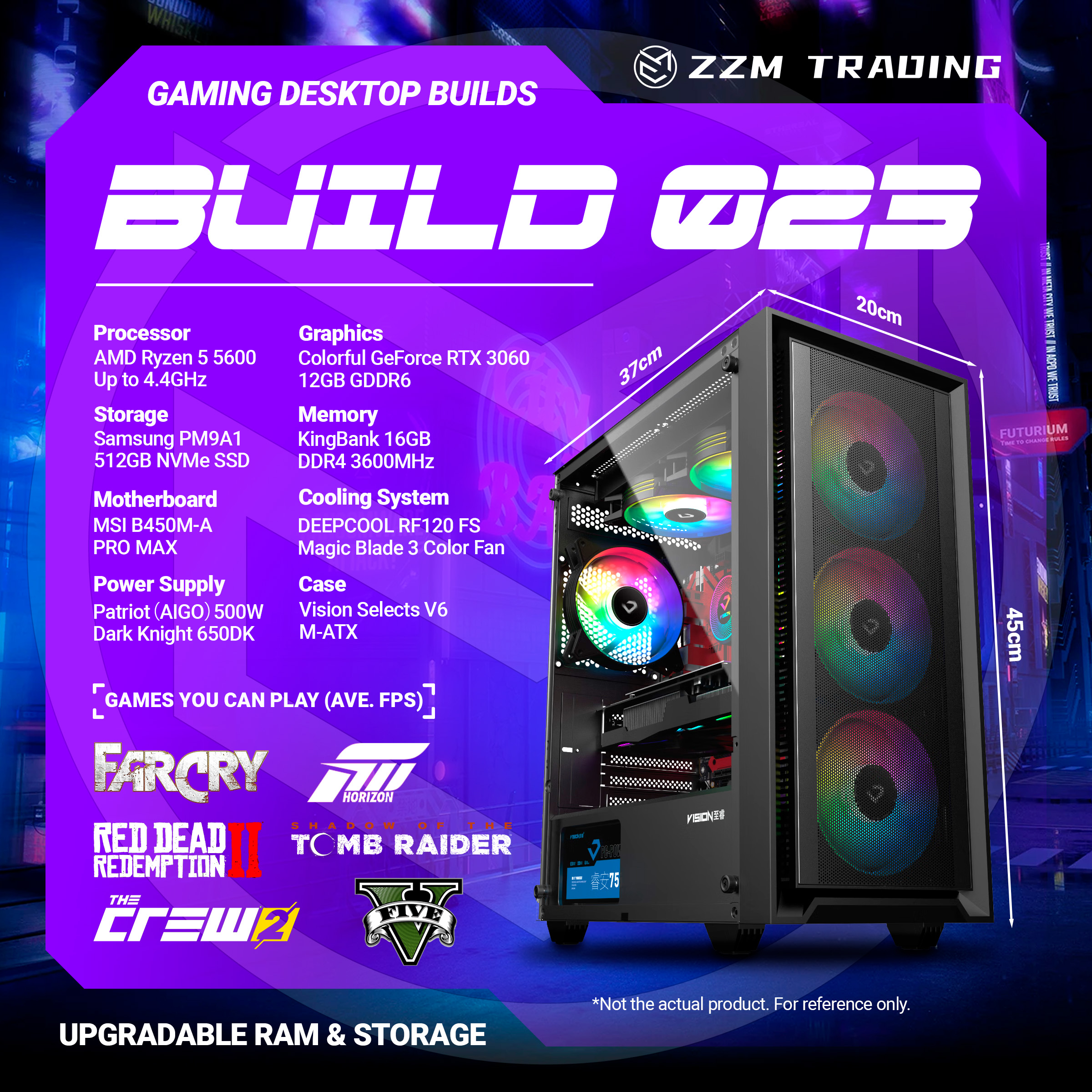 BRAND NEW Desktop Gaming System Unit (CPU) Intel Build Computer ZZM ...