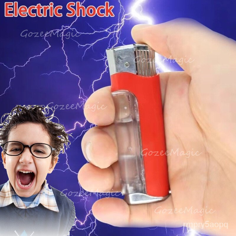 Electric Shock Lighter Fake Lighter Joke Prank Trick Toy Party Gag ...