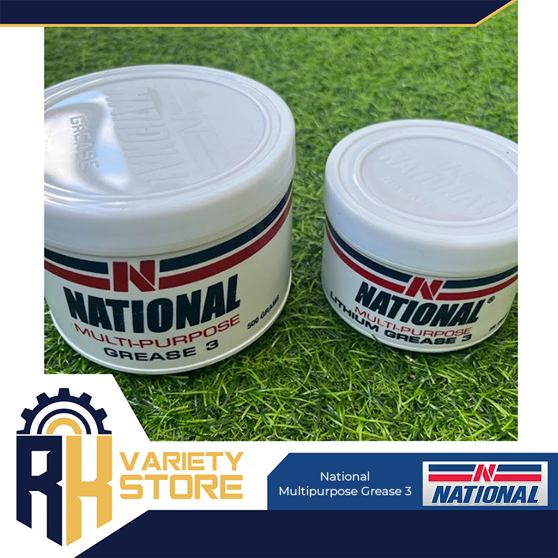 NATIONAL MULTI GREASE 3-LITHIUM RED AND YELLOW BOTTLE (250g and 500g ...