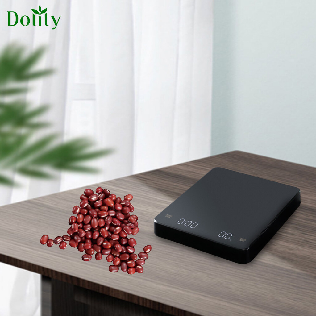 Dolity Digital Coffee Scales Rechargeable Food Weighing for Kitchen ...