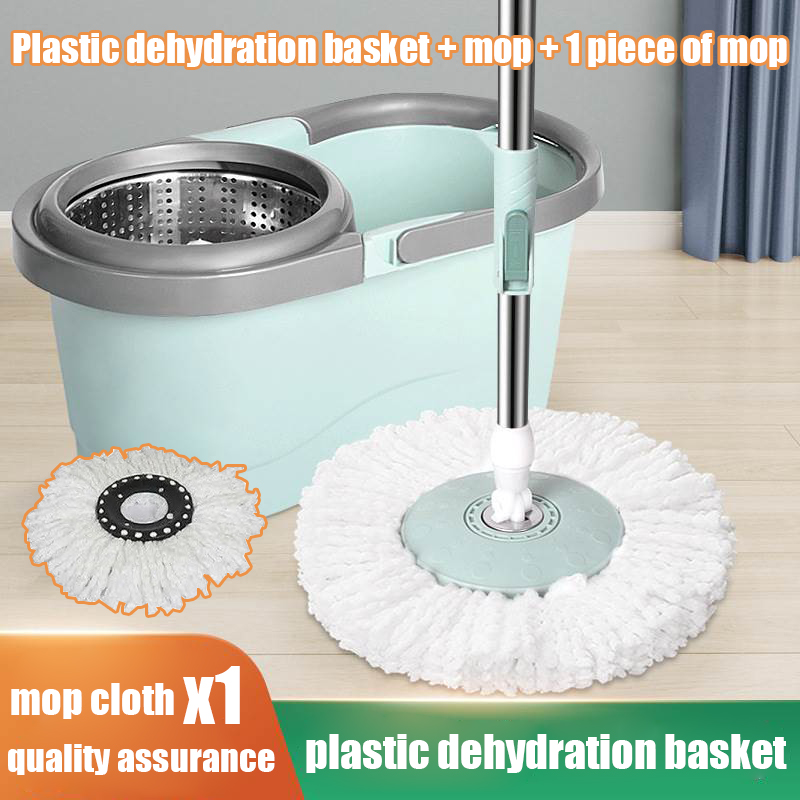 BUY 1 GET 1】mop map for floor cleaning 360° Rotating Stainless steel ...