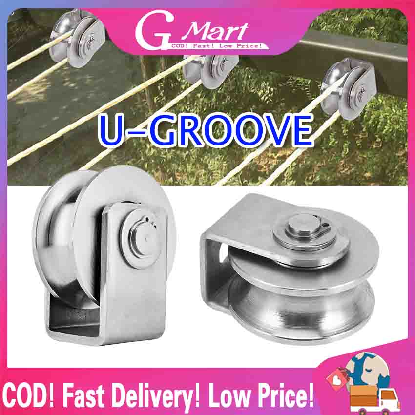 Rolling Bearing Pulley/Iron Wheel, U Grooved Wheel, Track Guide Wheel ...