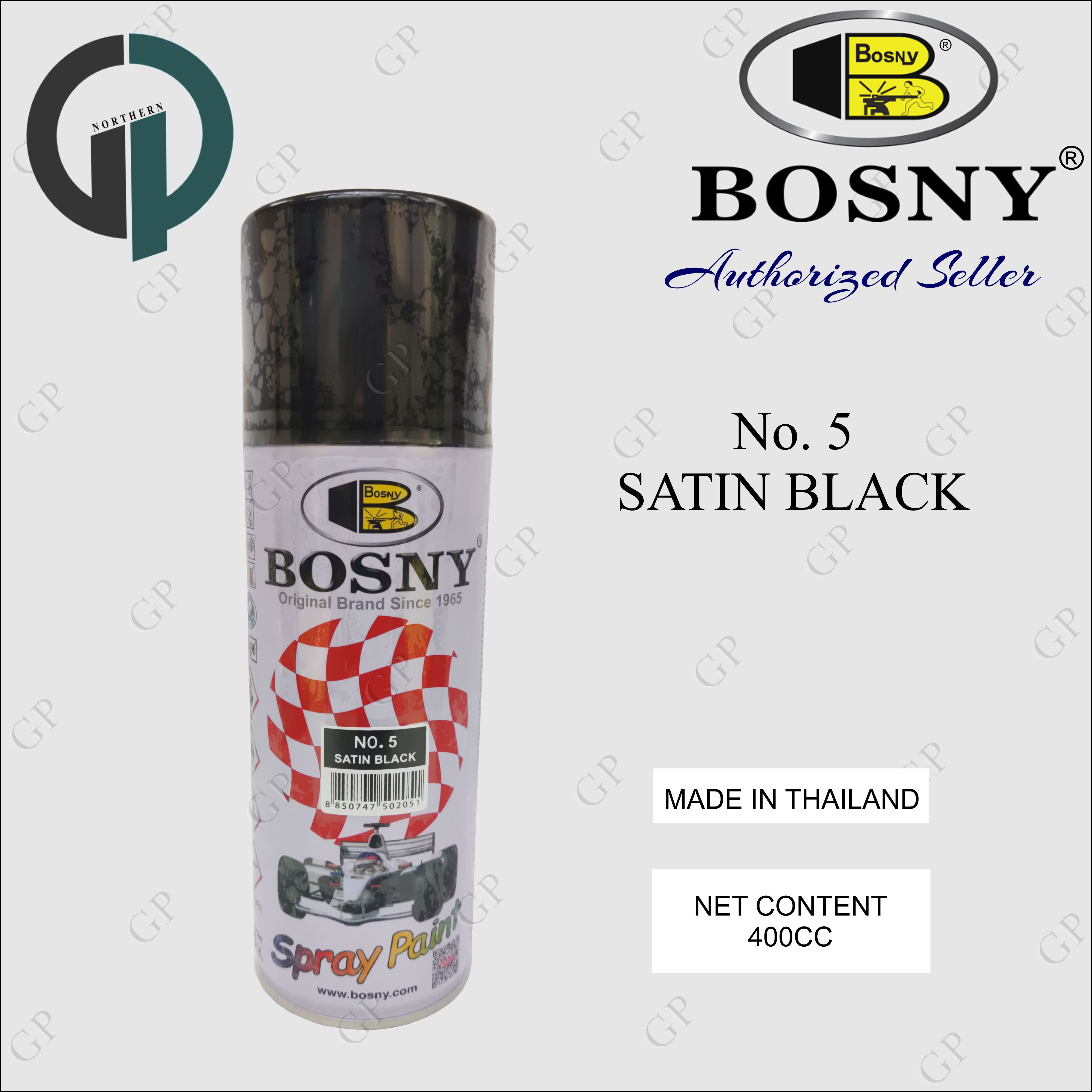 Bosny Spray Paint #5 SATIN 400ml - GPNorthern | Lazada PH