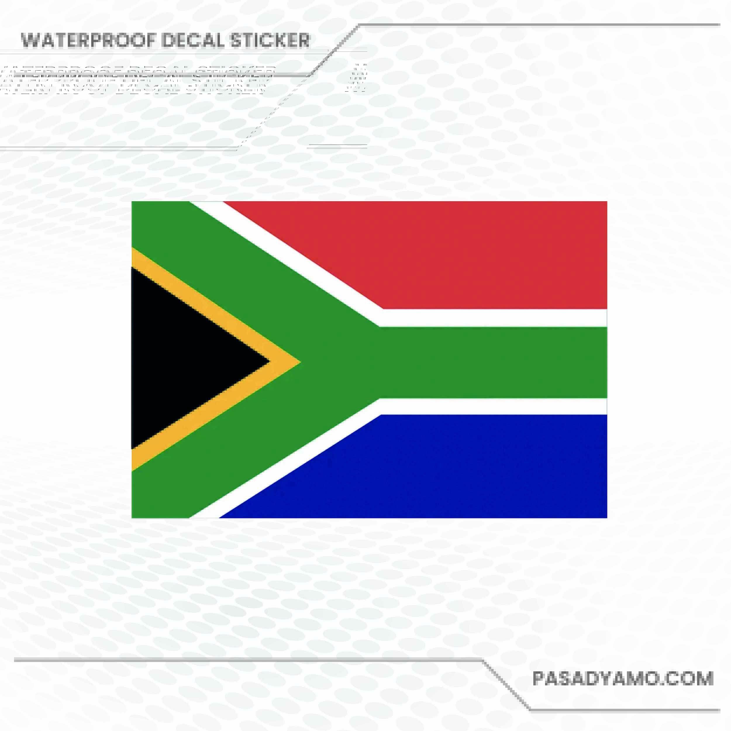 South Africa Flag Decal Sticker for Cars Motorcycles Helmets Laptops ...
