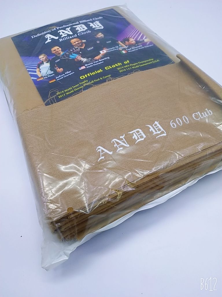 Billiard cloth felt Andy 600 club Brown color for senior/standard size ...
