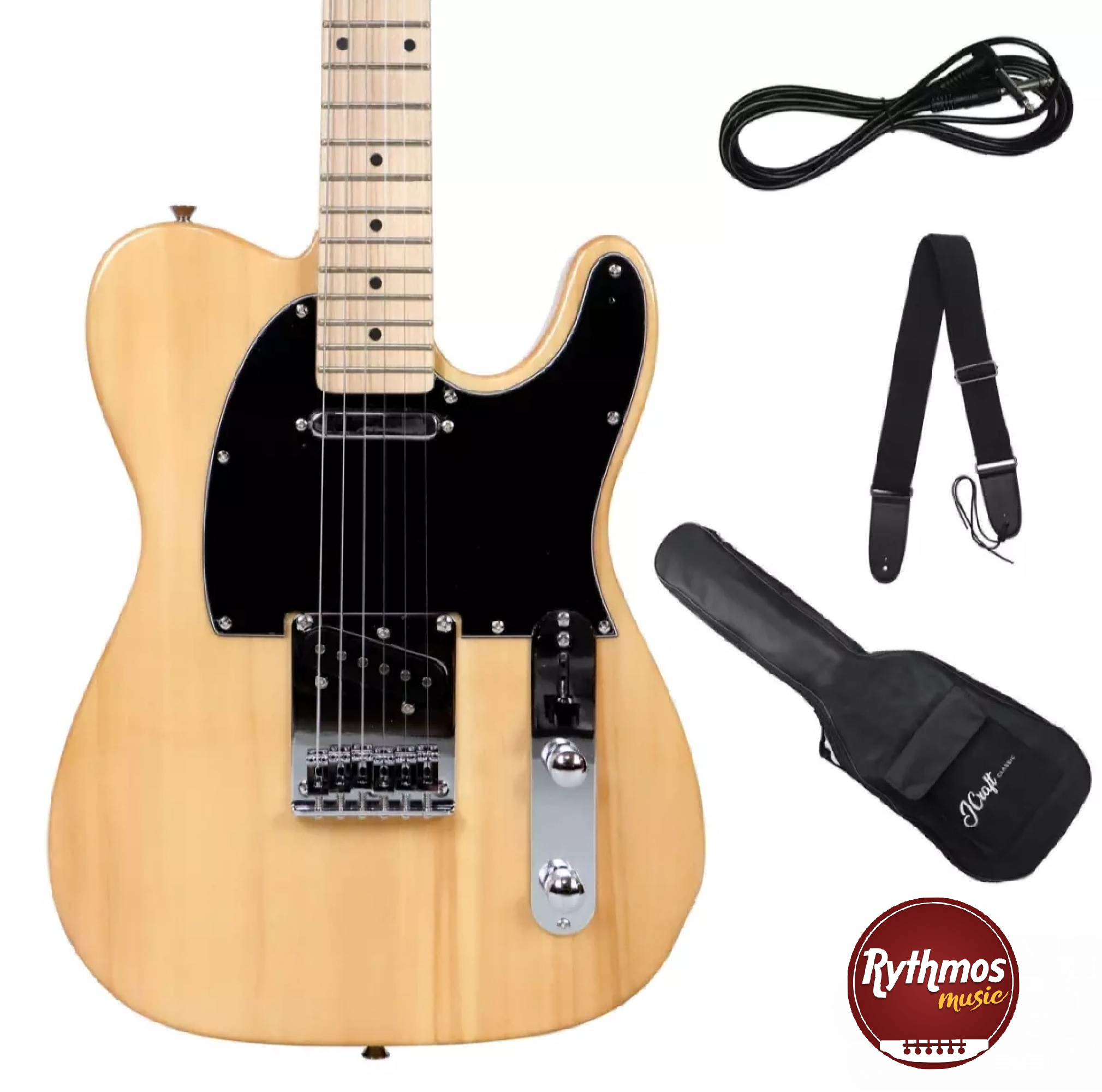 Jcraft Telecaster Electric Guitar Natural | Lazada PH