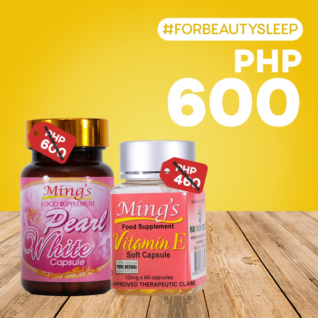 Ming's Vitamin E Soft Gel + Ming's Pearl White Capsule | Lazada PH