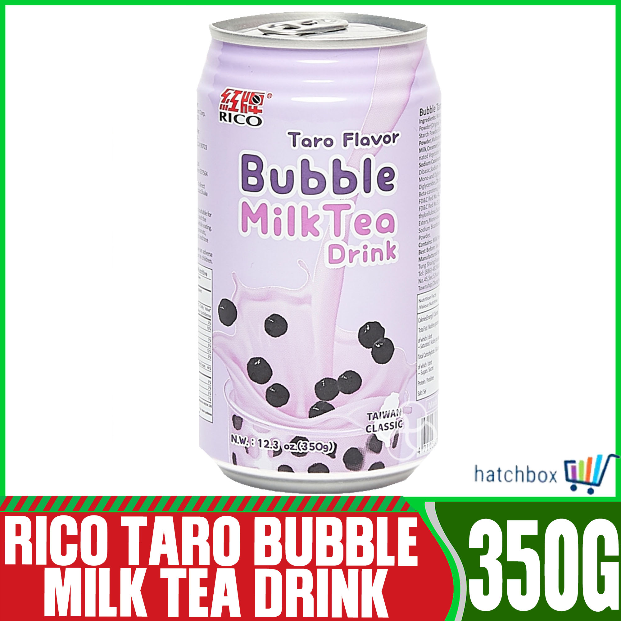 Rico Taro Bubble Milk Tea Drink 350g | Lazada PH