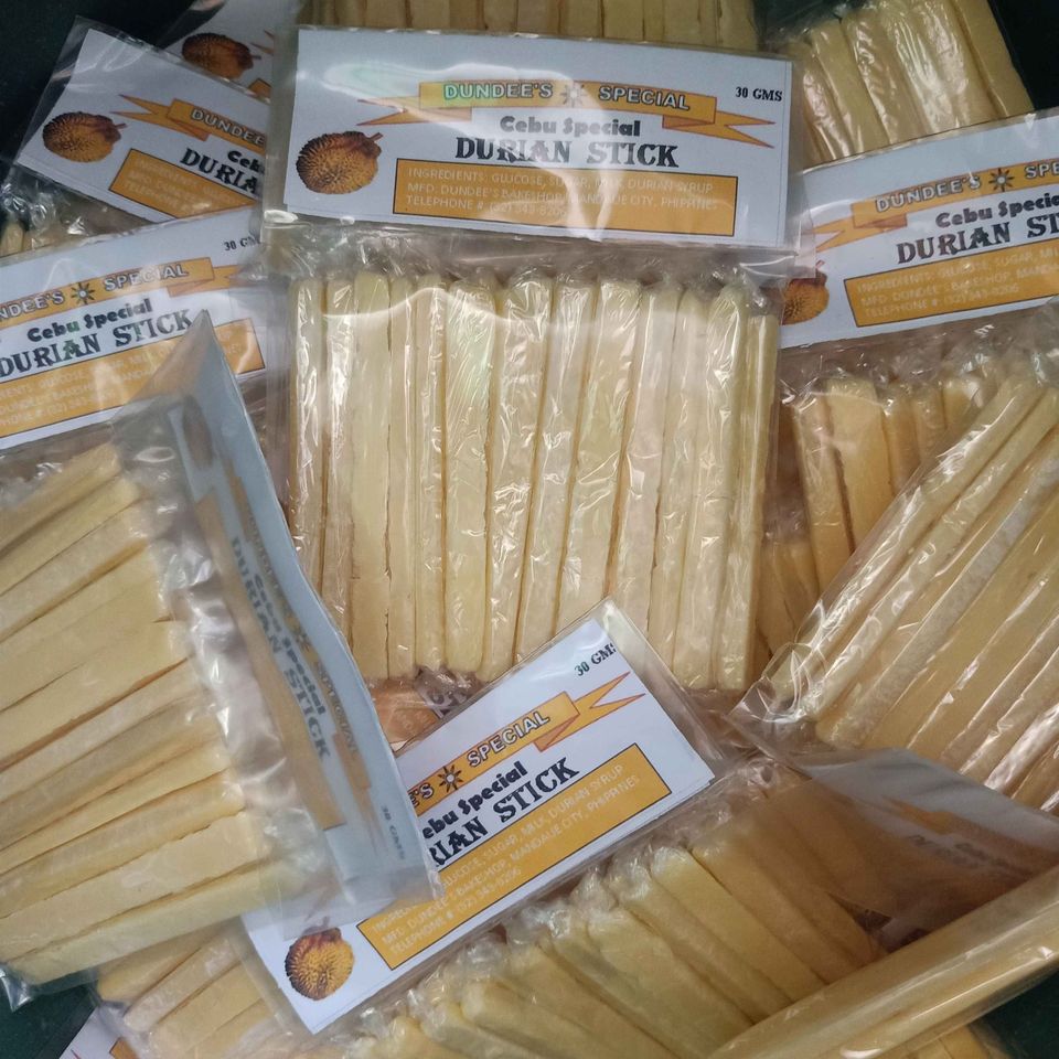 Cebu's Special Dundees Special Durian Sticks 30grams per pack | Lazada PH