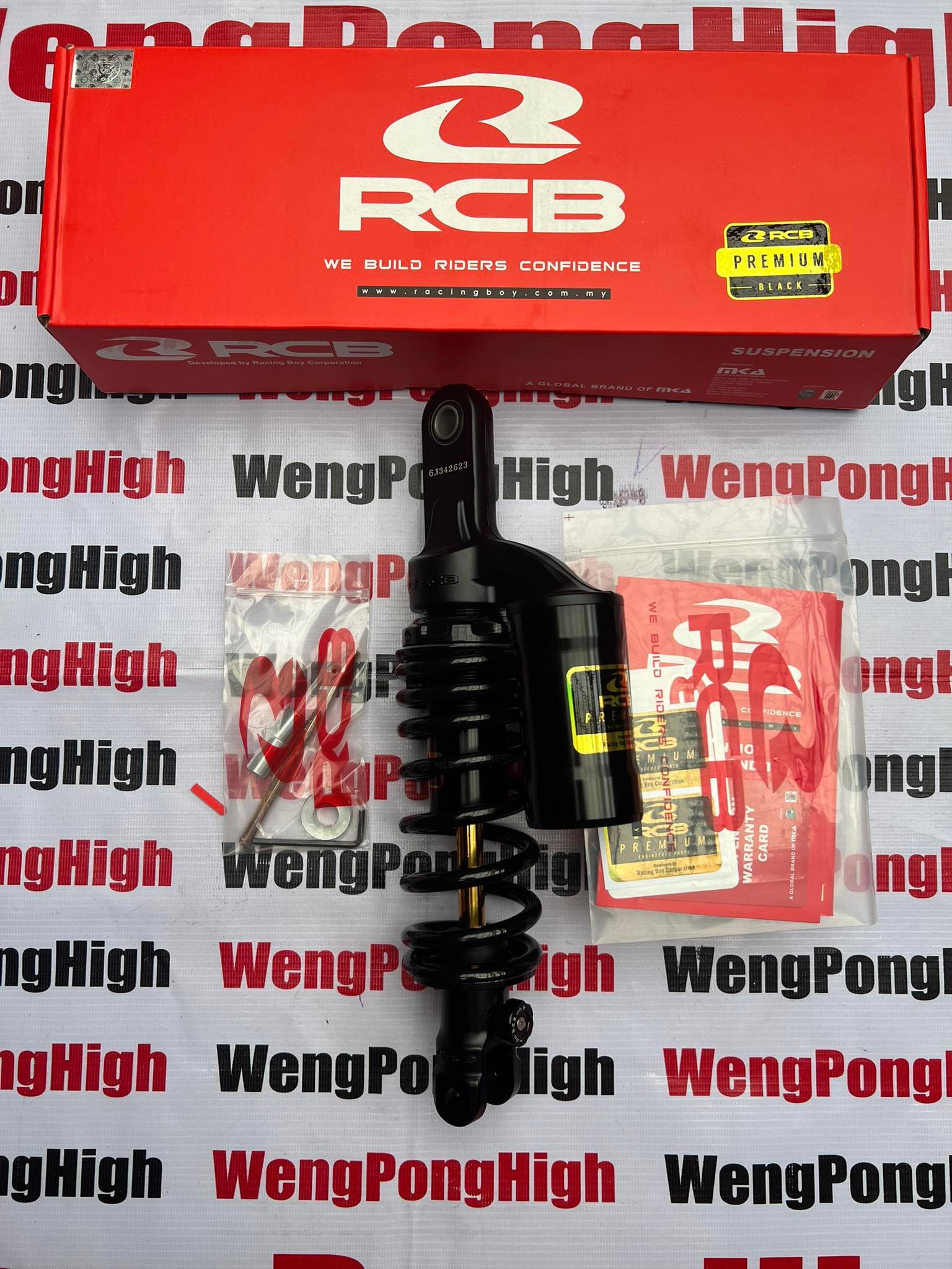 RCB REAR SHOCK MIO1/SPORTY/AMORE/SOULTY/SKYDRIVE/BEAT 295MM LOWERED MB2 ...