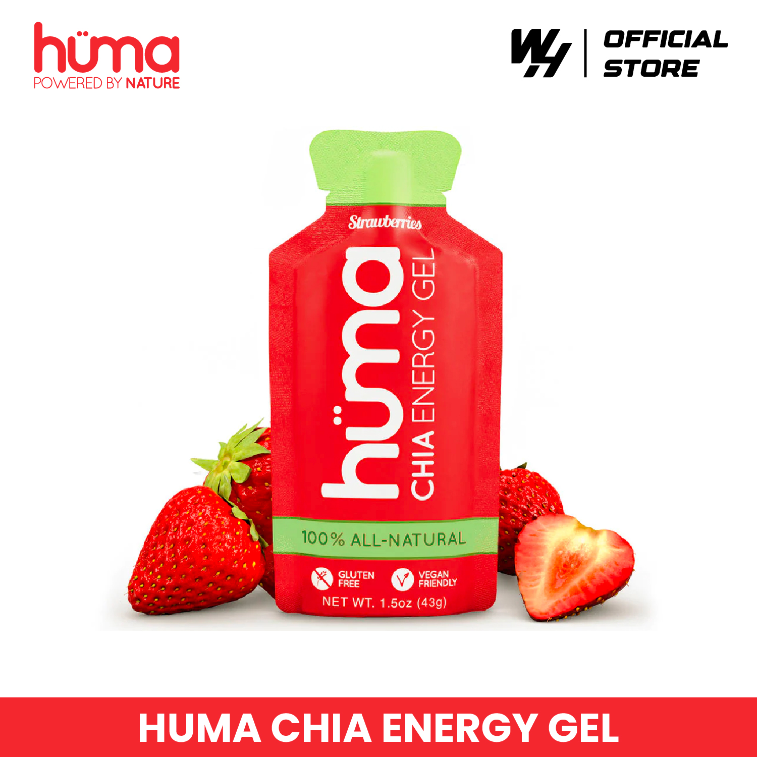 HUMA CHIA ENERGY GEL Hydration - 100g Calories, Gluten-free, Vegan ...