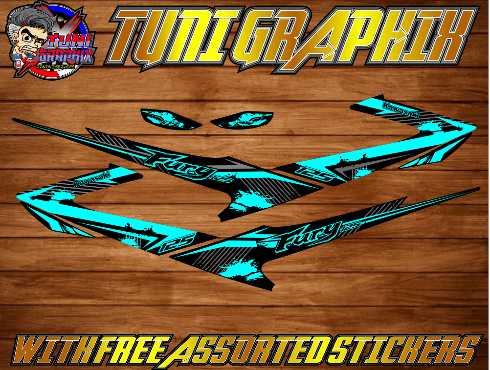 KAWASAKI FURY 125 MALAYSIAN STOCK DECALS | Lazada PH