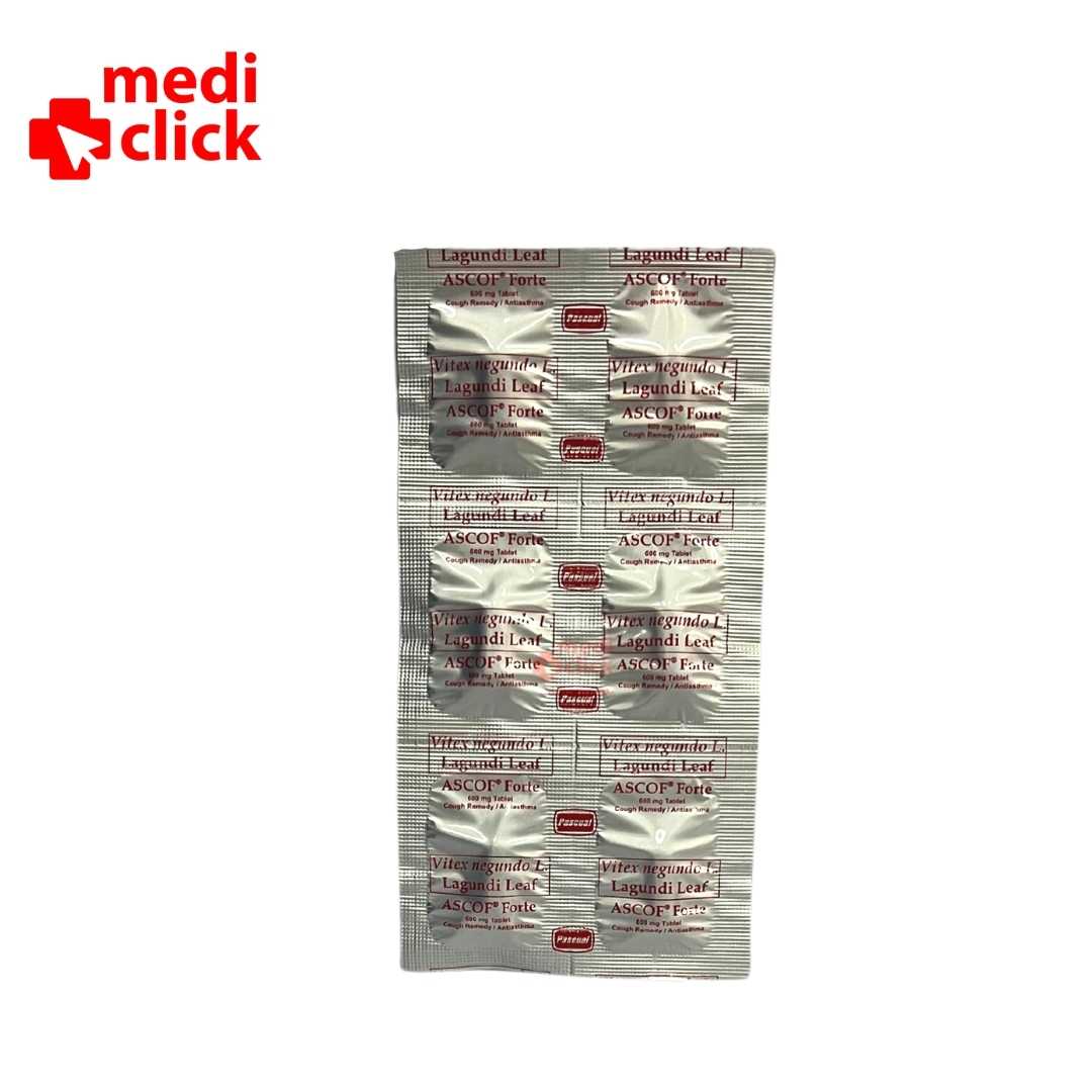 Ascof Forte For Adults Tablet 600mg 600mg 10 Tablets | Lazada PH