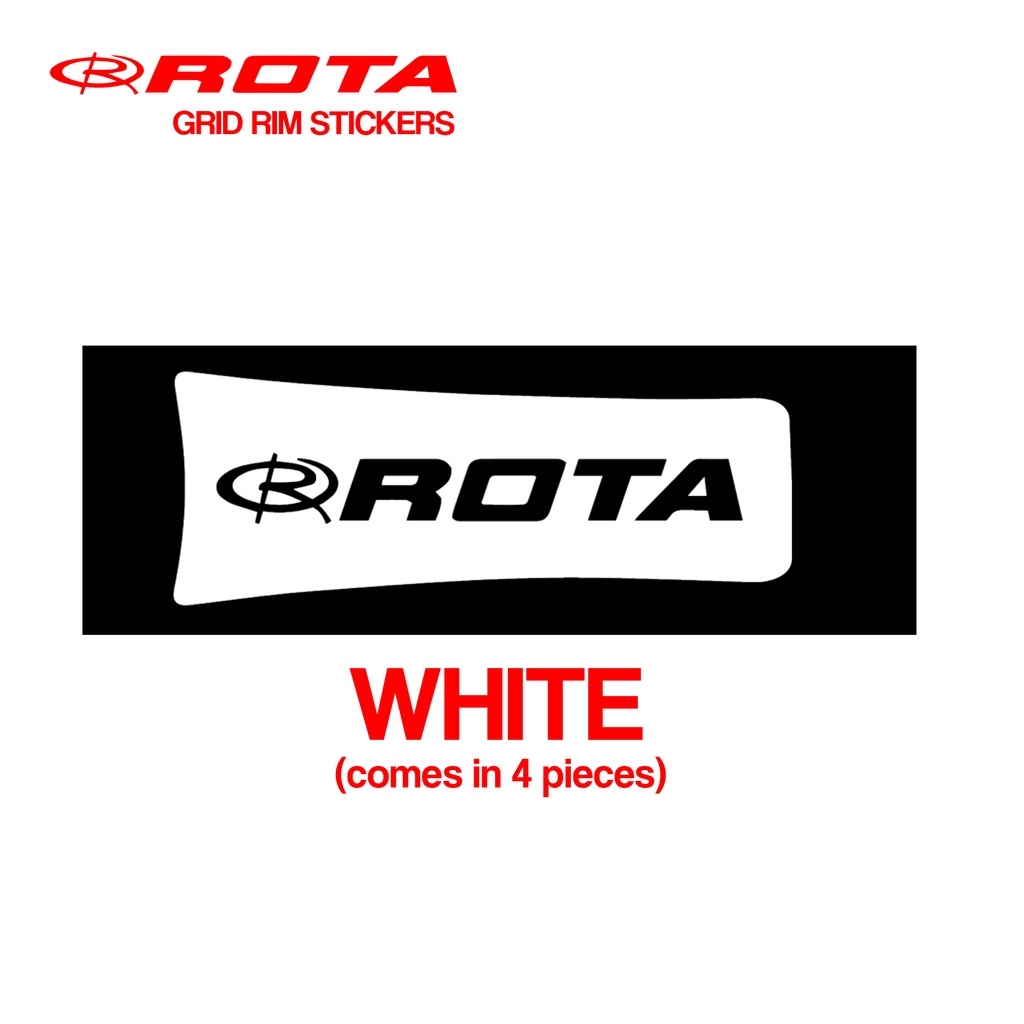 Rota Grid Drift Stickers Mags Decal Outdoor Vinyl Cutout [SS Graphica ...