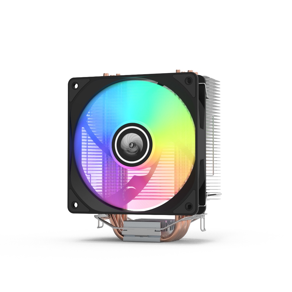 Inplay RGB CPU Cooler Fan 140W 120mm With Central Ligth 4Pin For Intel ...
