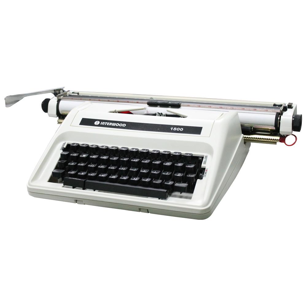 Interwood 1800 18” Semi-Standard Manual Typewriter | Lazada PH