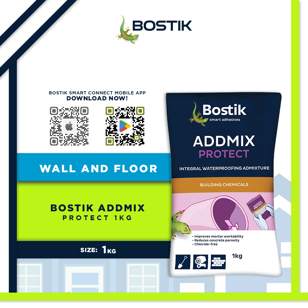 BOSTIK Addmix Protect Waterproofing Admixture 1KG for Watertight ...