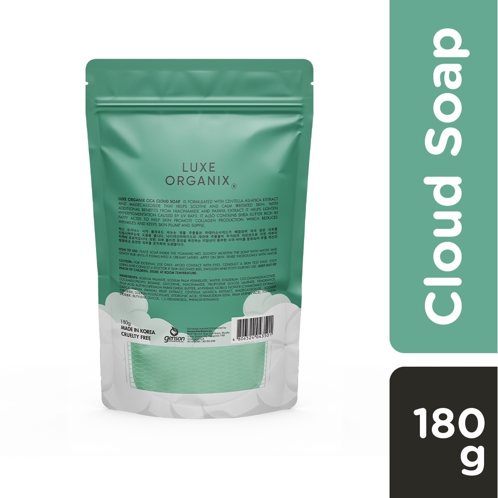 Luxe Organix Niacinamide Cica Cloud Soap 180g | Lazada PH