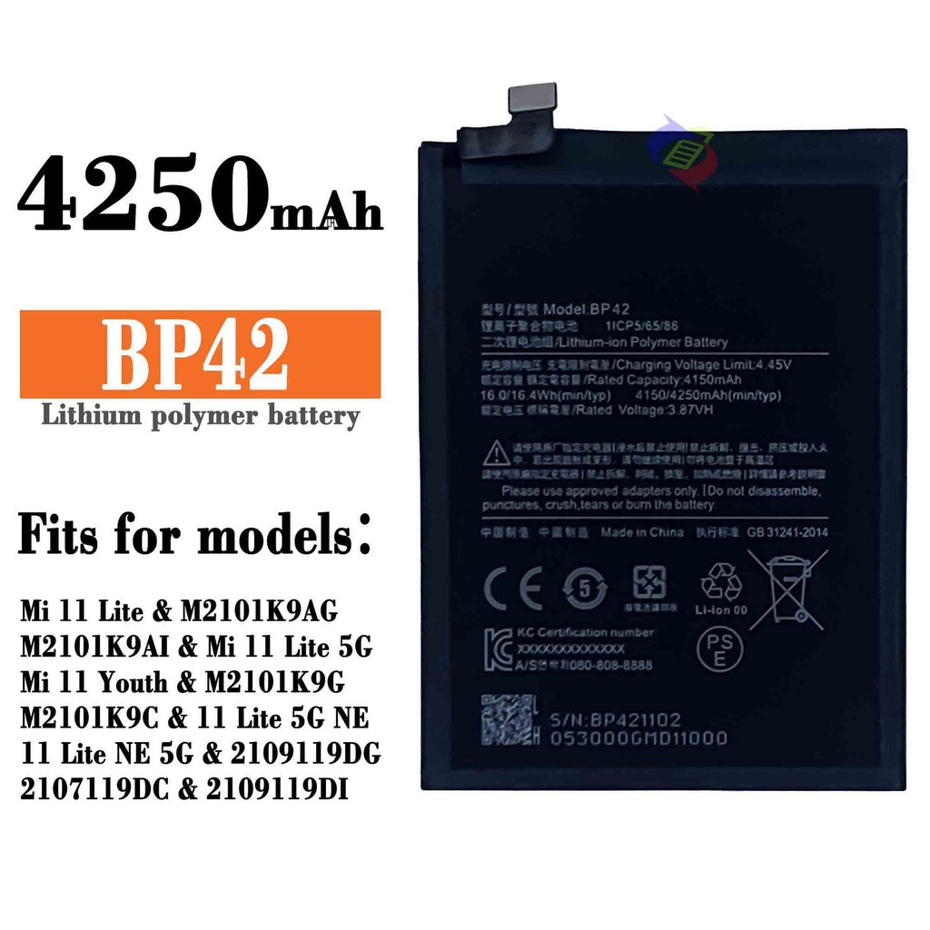DX Xiaomi Mi 11 Lite Battery Model BP42 Original Equipment Manufacturer | Lazada PH