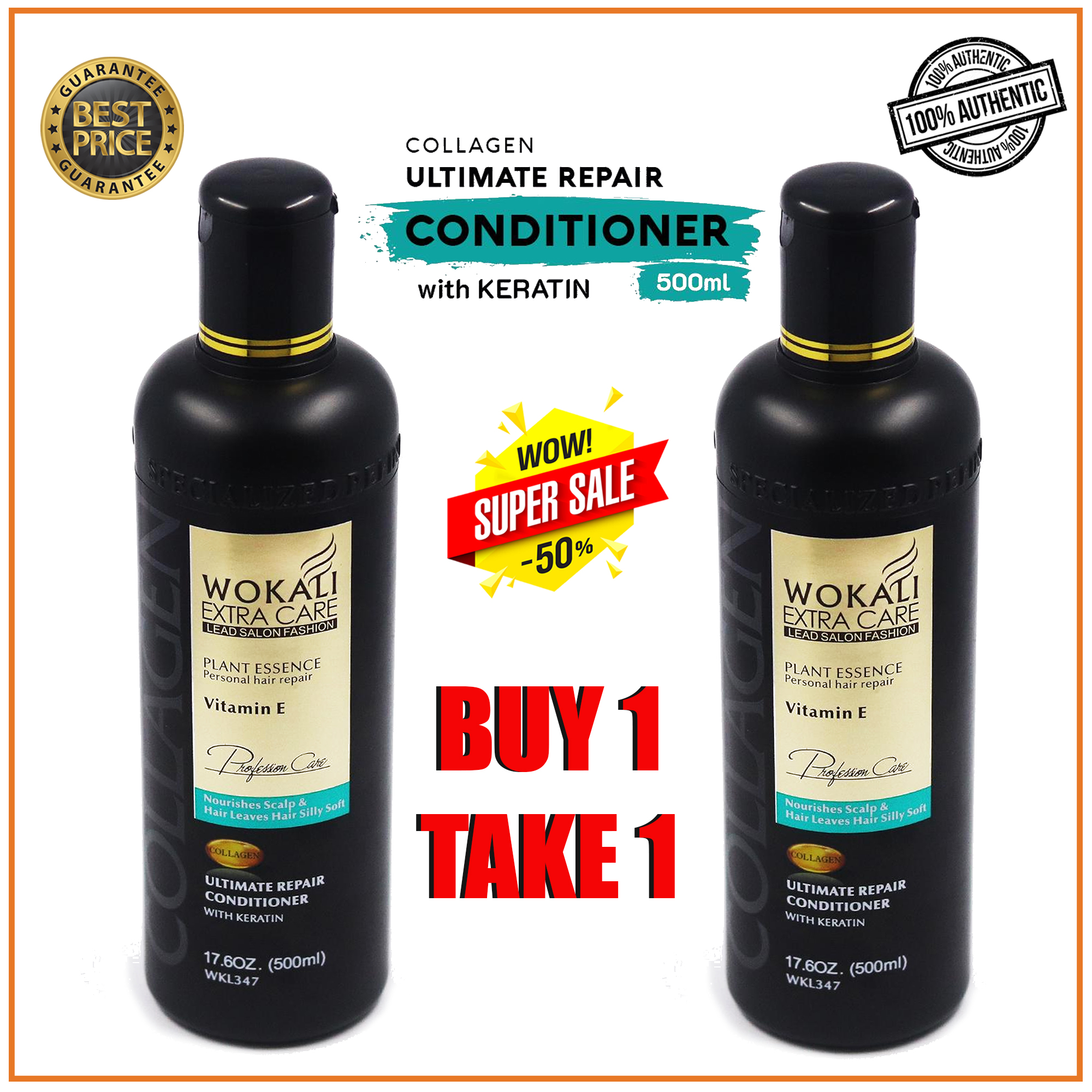 WOKALI Ultimate Repair Conditioner Collagen | Lazada PH