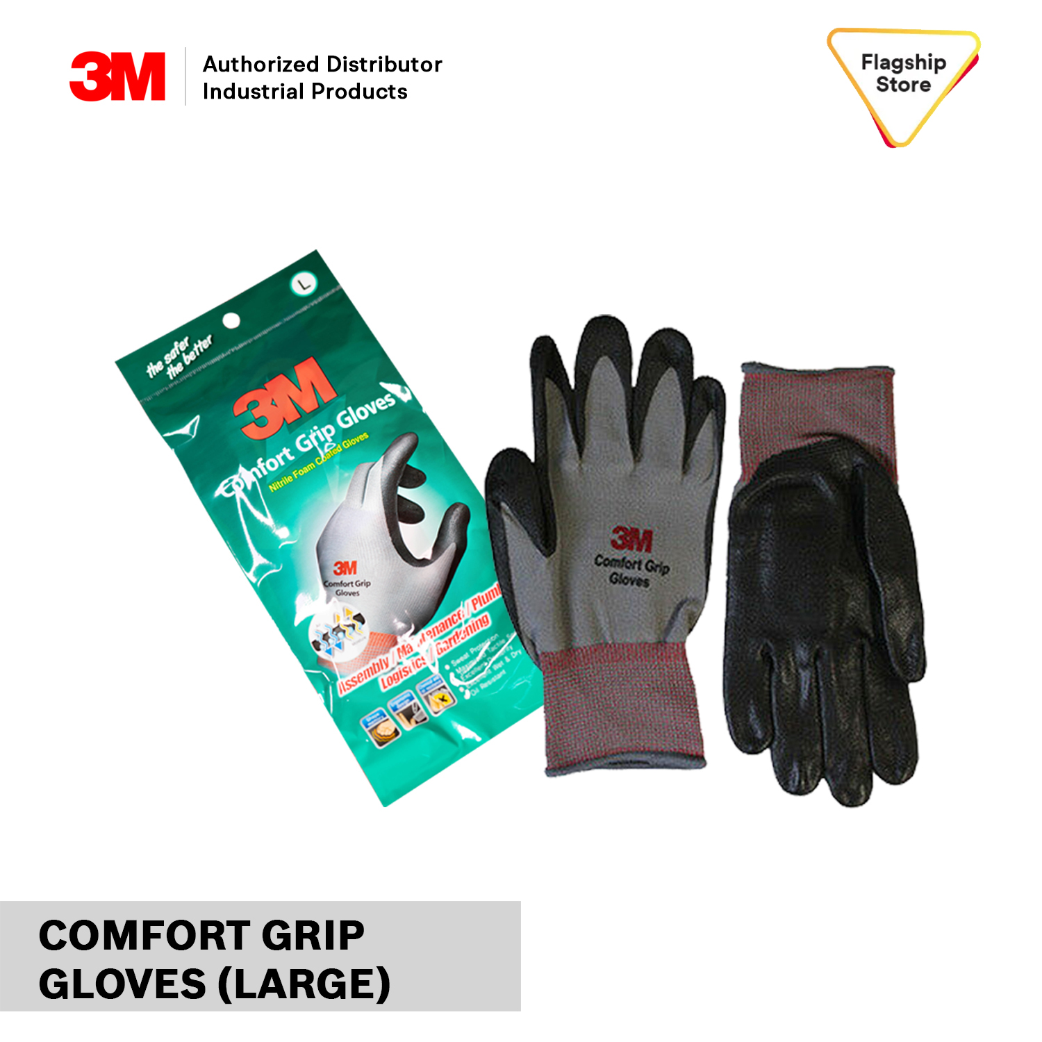 3M COMFORT GRIP GLOVES LARGE | Lazada PH