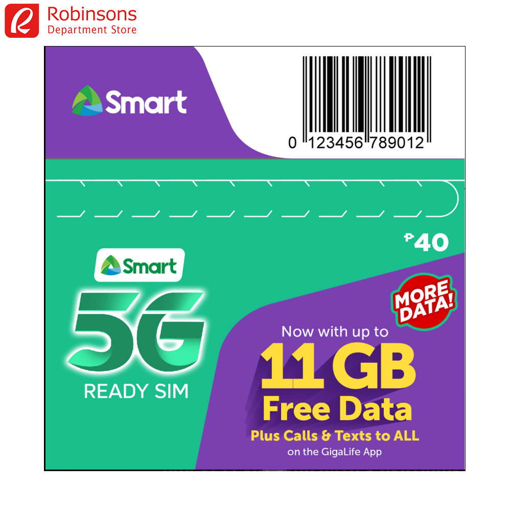 Smart 5G Ready Prepaid Sim Card | Lazada PH