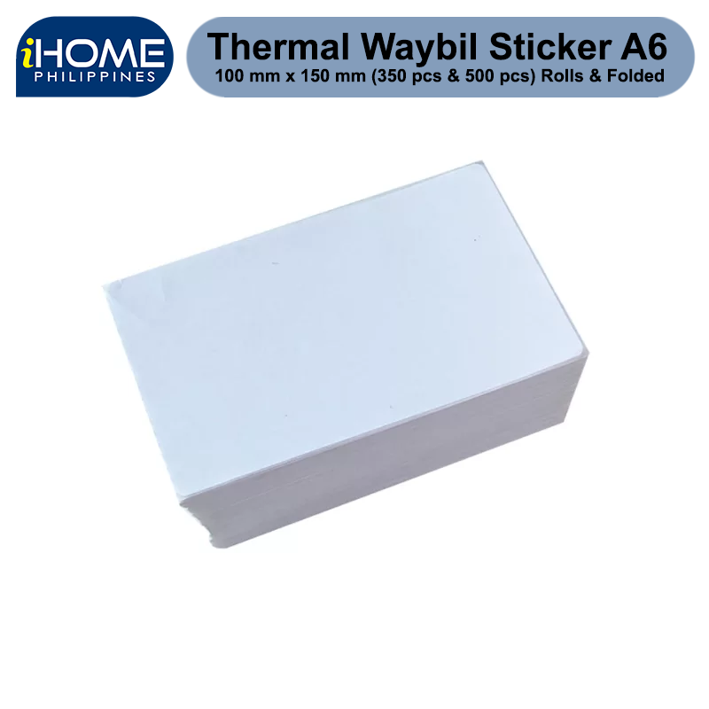 A6 THERMAL WAYBILL STICKER 100mmx150mm Rolls 300 sheets, 350 sheets ...