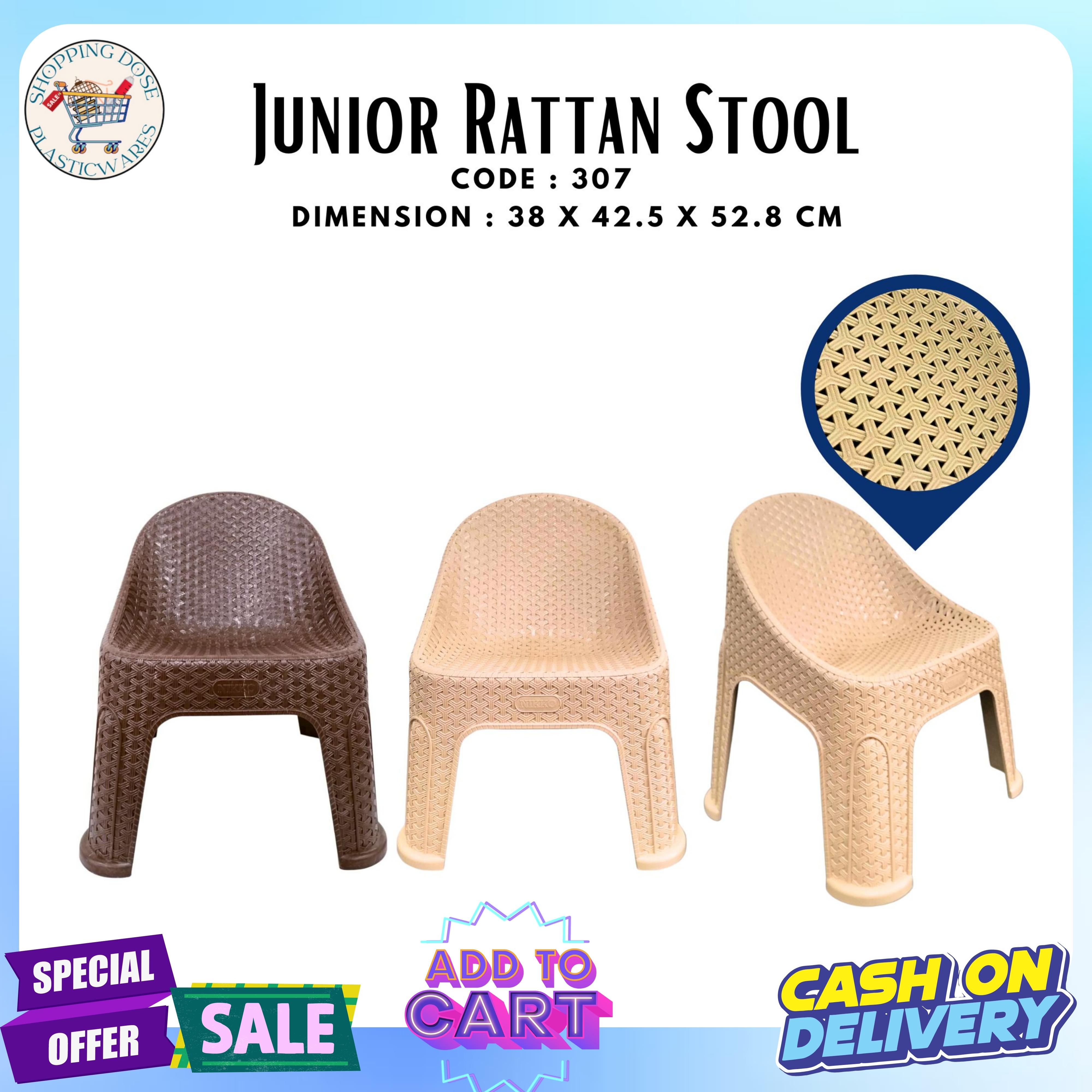 [ NEW ITEM ] 307 JUNIOR RATTAN STOOL / RATTAN KIDDIE CHAIR #KIDDIESTOOL ...
