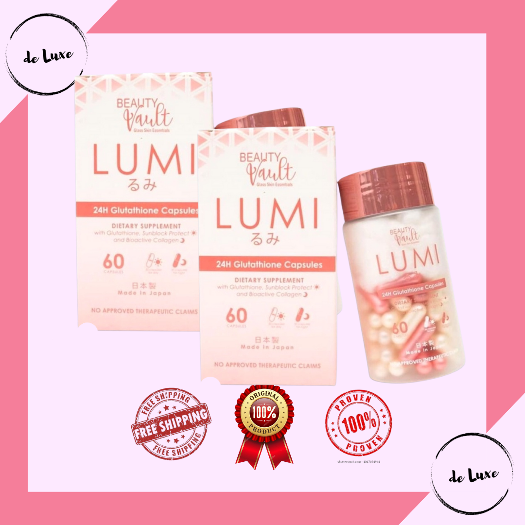 LUMI CAPSULE: 24H Glutathione 60 capsules by Beauty Vault (Lumina glow ...