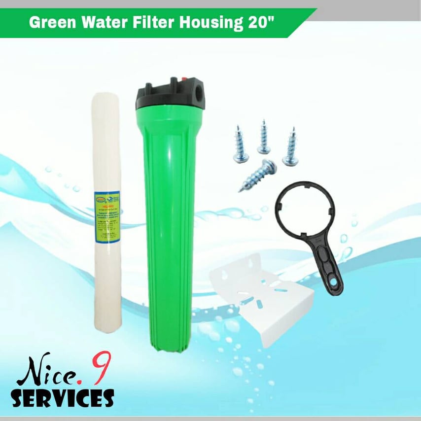 Green Filter Housing (Water Filter Housing'20) Complete Set with FREE ...