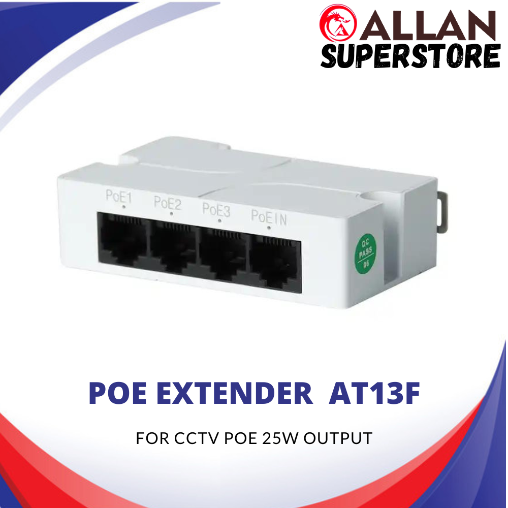 Allan Superstore Active 3+1 Port PoE Extender 10 100Mbps for POE SWITCH ...