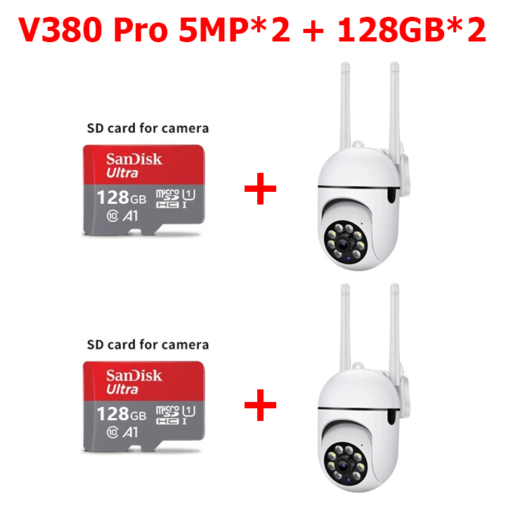 V380 Pro CCTV Camera wifi Connect Cellphone CCTV Outdoor Waterproof 360 ...