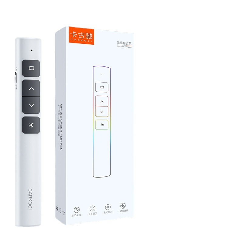 2.4Ghz USB Wireless Presenter Business PPT Laser Pointer Plug and Play ...