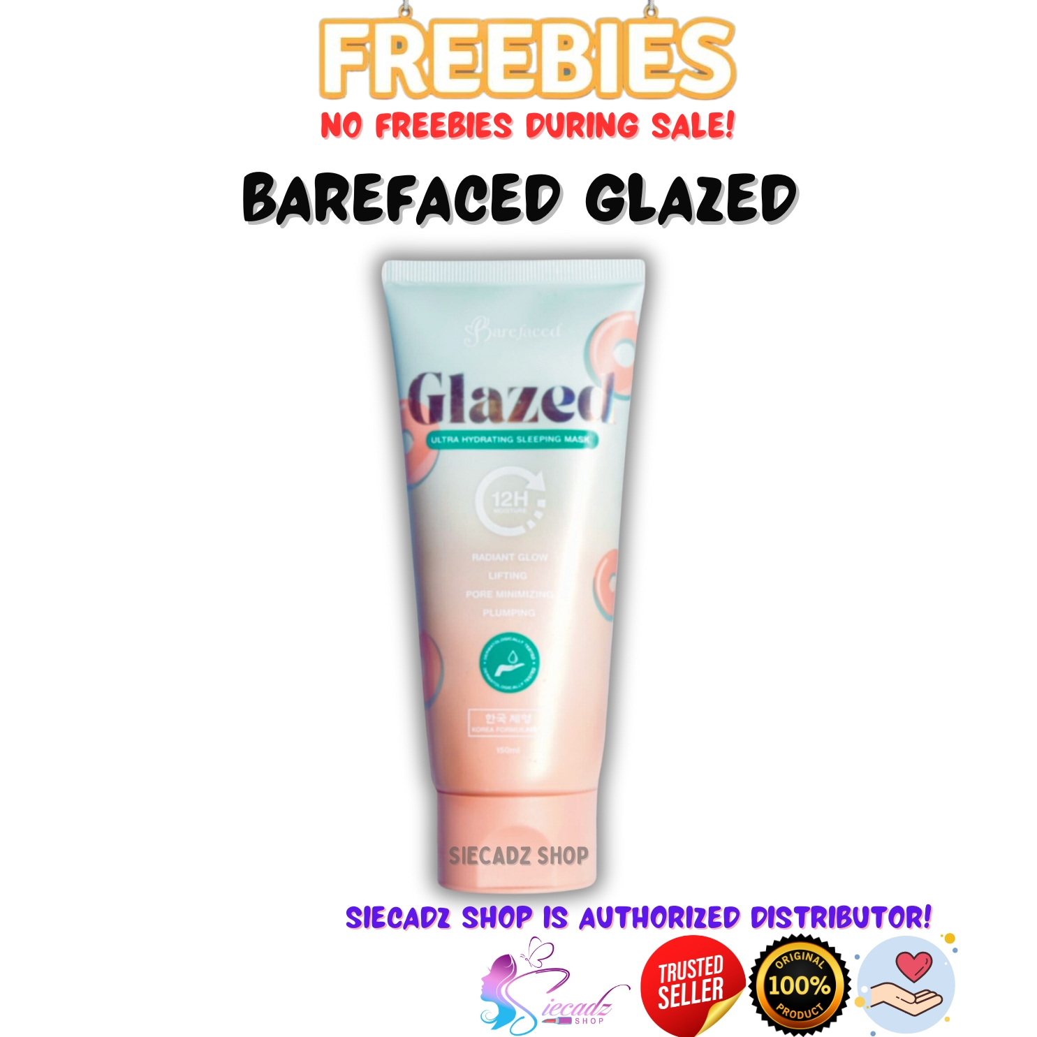 BAREFACED Glazed Ultra Hydrating Sleeping Mask | Lazada PH