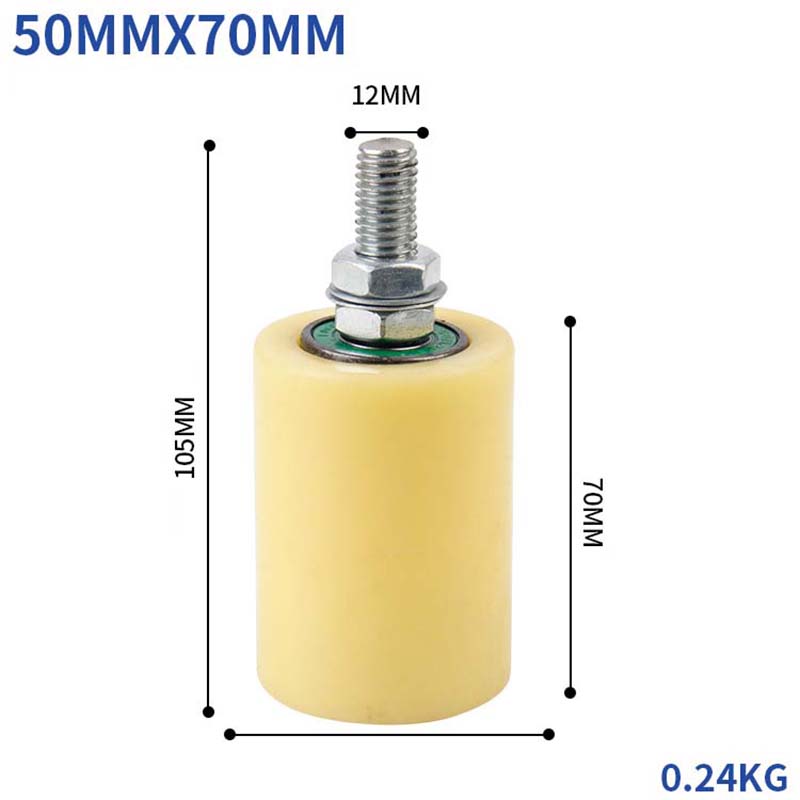 2pcs/pack Gate Top Guide Roller 50x70mm Sliding Gate Nylon Bearing ...