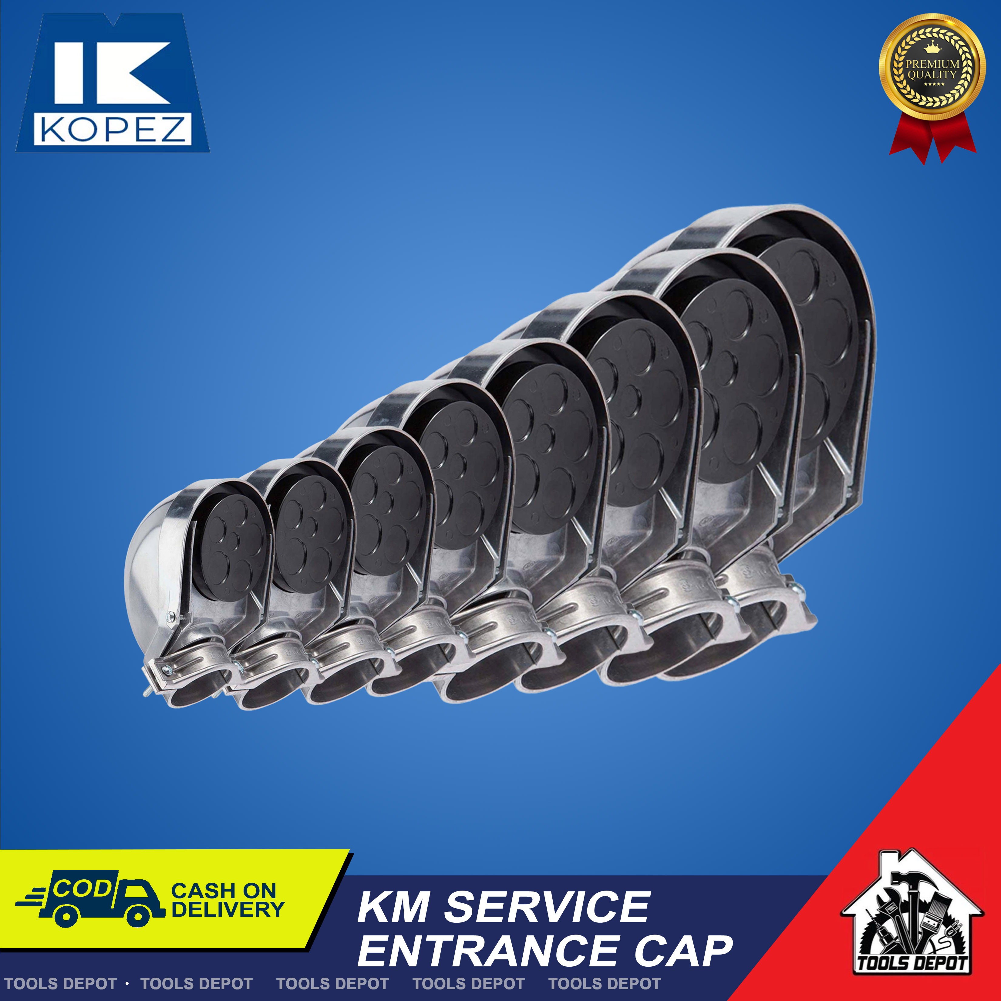 KOPEZ KM SERVICE ENTRANCE CAP 1/2", 3/4", 1", 1 1/4", 1 1/2", 2", 2 1/2 ...
