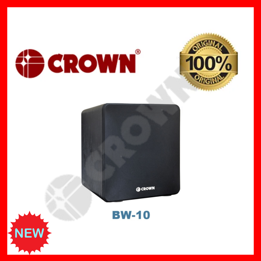 BW-10 CROWN 10" ACTIVE SUBWOOFER 200W | Lazada PH