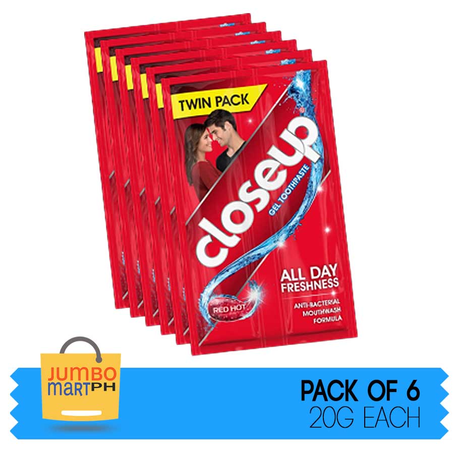 COLGATE RED HOT GEL TOOTHPASTE 20G / PACK OF 6 | Lazada PH