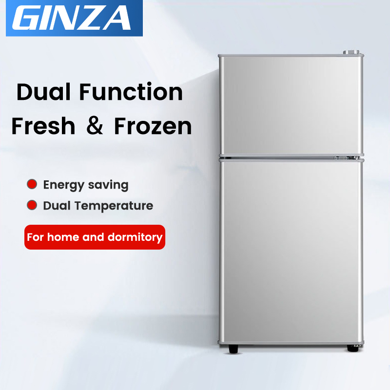 GINZA Refrigerator 2 Door Small Refrigerator Energy saving Mini ...