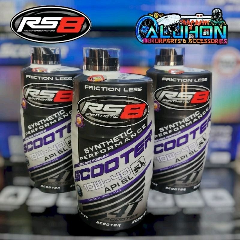 RS8 Oil Eco SCOOTER 800ML 10W-40 MA1 SYNTHETIC ORIGINAL | Lazada PH