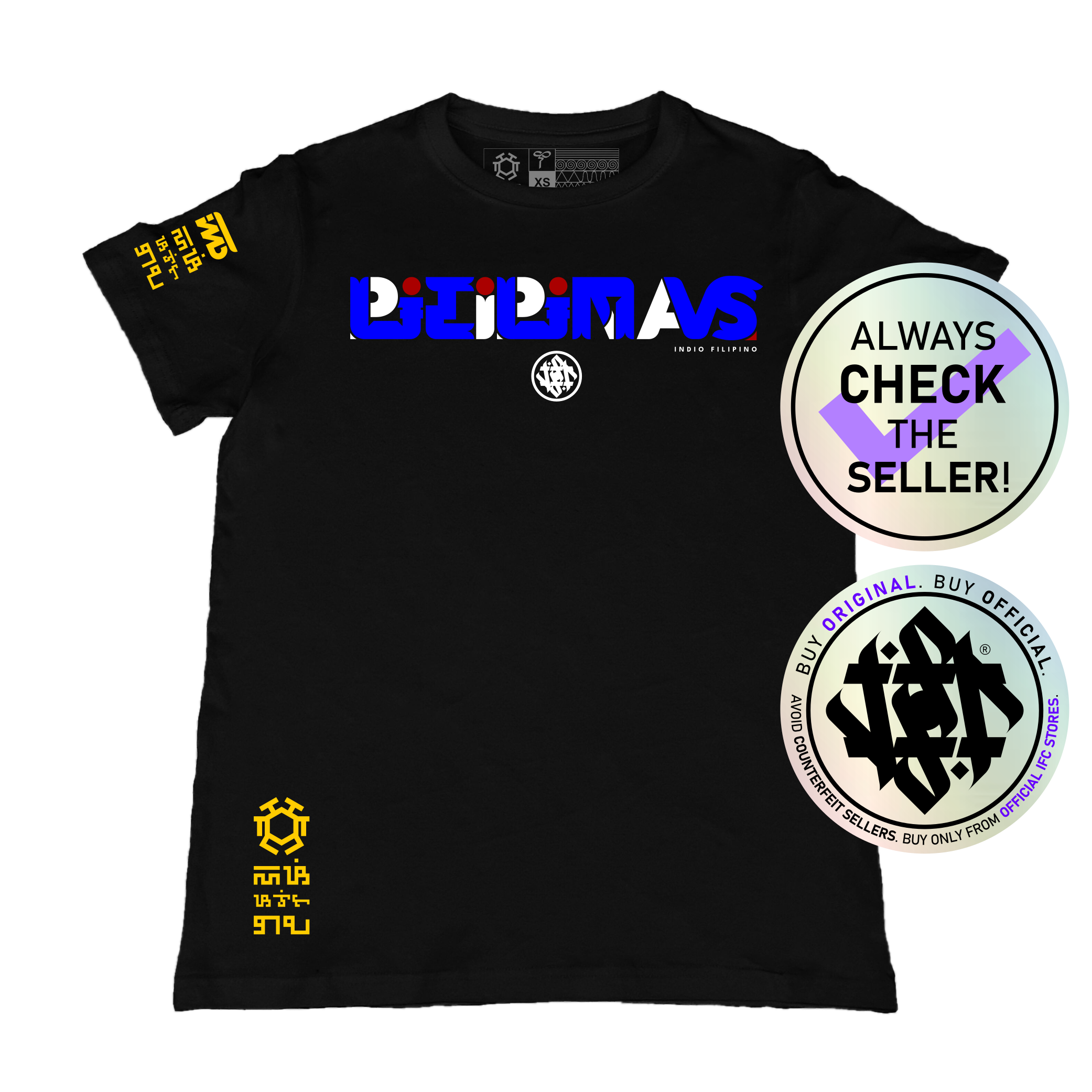 INDIO FILIPINO - PILIPINAS BAYBAYIN (Makabayan) T-Shirt | Lazada PH